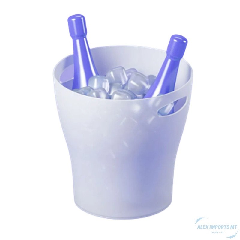 Balde de Gelo 7 Litros Natural de colocar bebidas | MadeiraMadeira