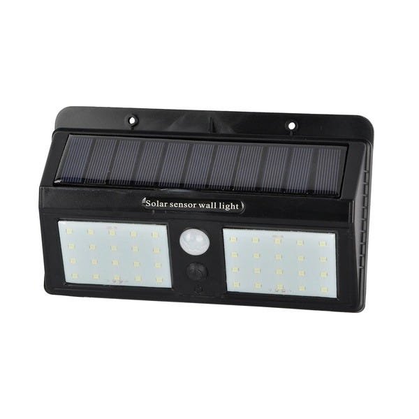 Lustre Solar de Parede com Sensor - 8w - Branco Quente (Amarelo ...