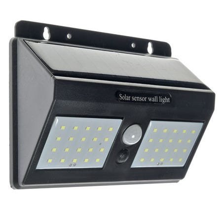 Lustre Solar de Parede com Sensor - 8w - Branco Quente (Amarelo ...