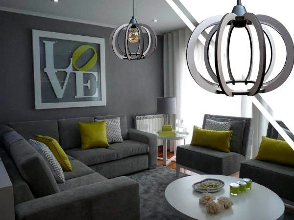 Luminária Lustre Pendente Caroá New York Dia Madeira Teto Sala Quarto ...