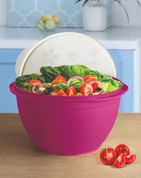 Tupperware Tigela Actualité 10 Litros Com Tampa E Alça | MadeiraMadeira