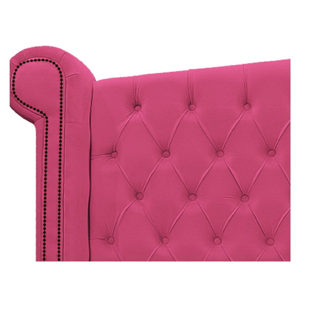 Cabeceira Estofada Veneza 160 cm Queen Size Corano Pink - Amarena ...