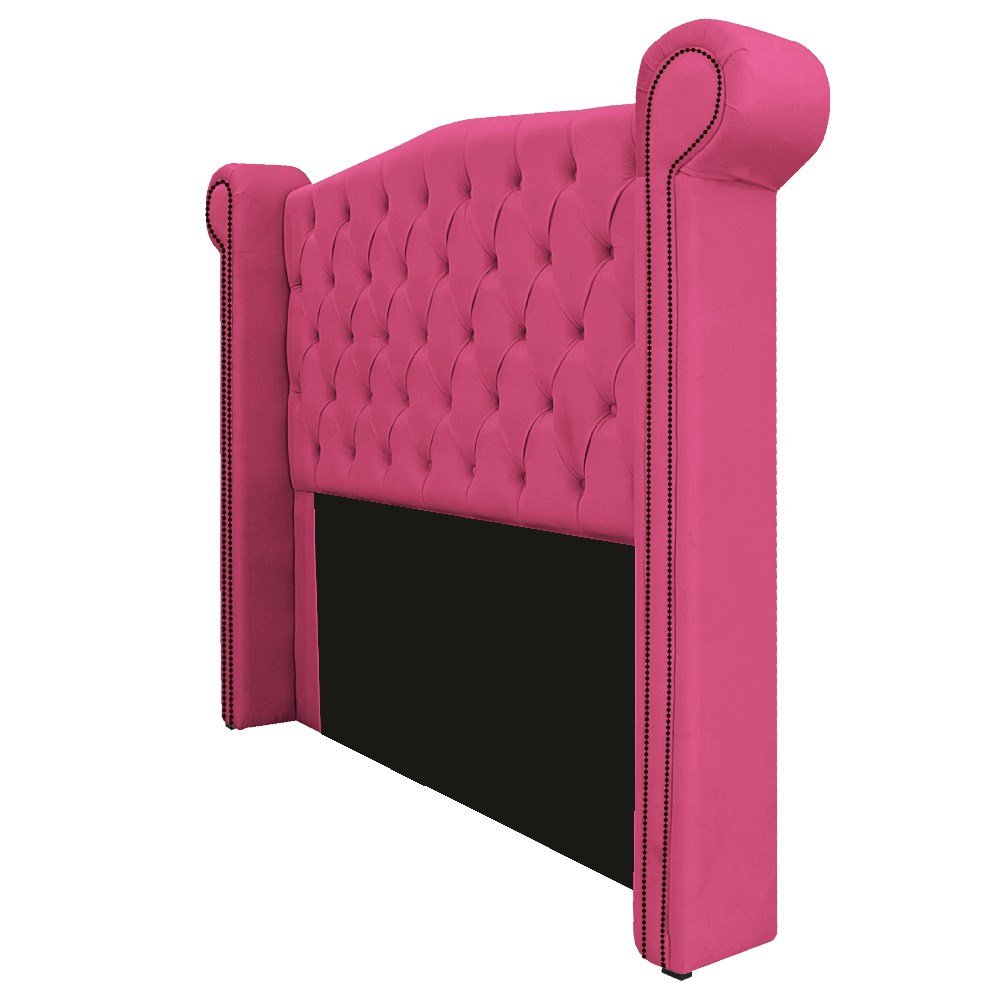 Cabeceira Estofada Veneza 160 cm Queen Size Corano Pink - Amarena ...
