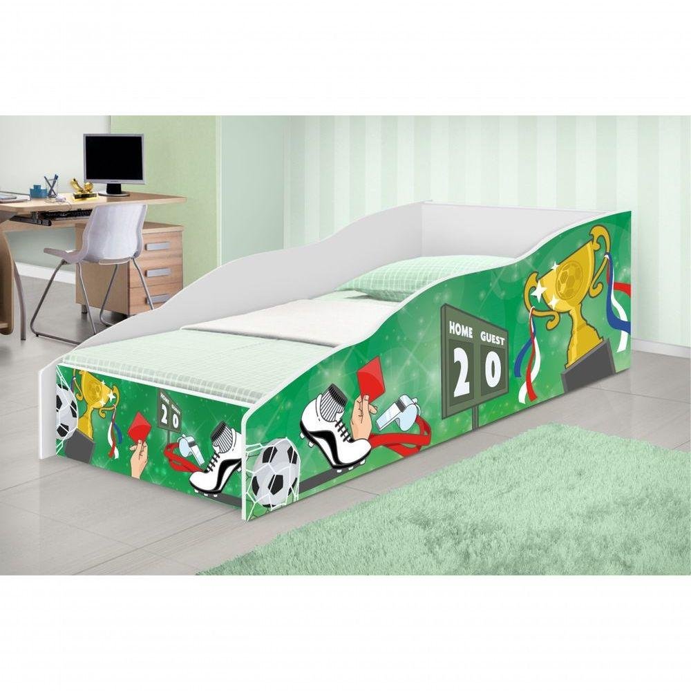Cama Solteiro Play Partida De Futebol | MadeiraMadeira