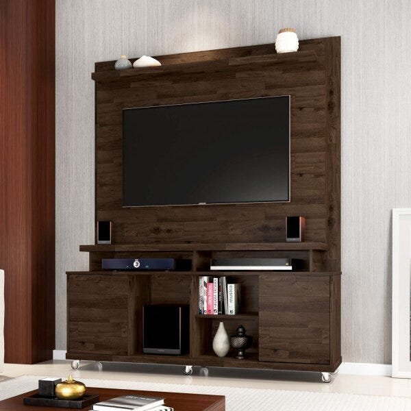 Estante Home para TV até 65 Polegadas 2 Portas Aspen Móveis Germai ...