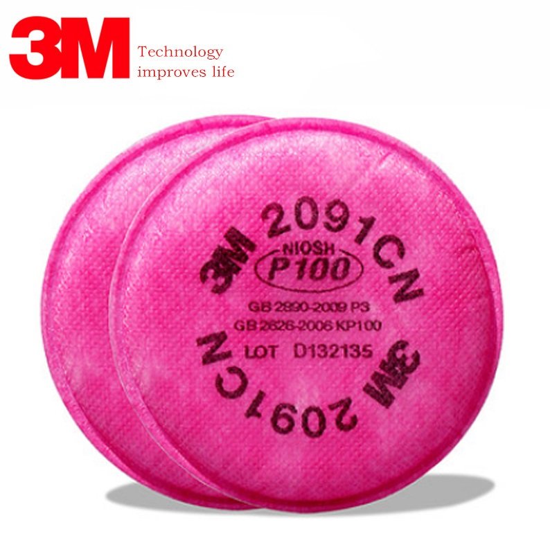 6 Filtros Filtro 2091 3m P3 P100 Para Partículas 3 Pares | MadeiraMadeira