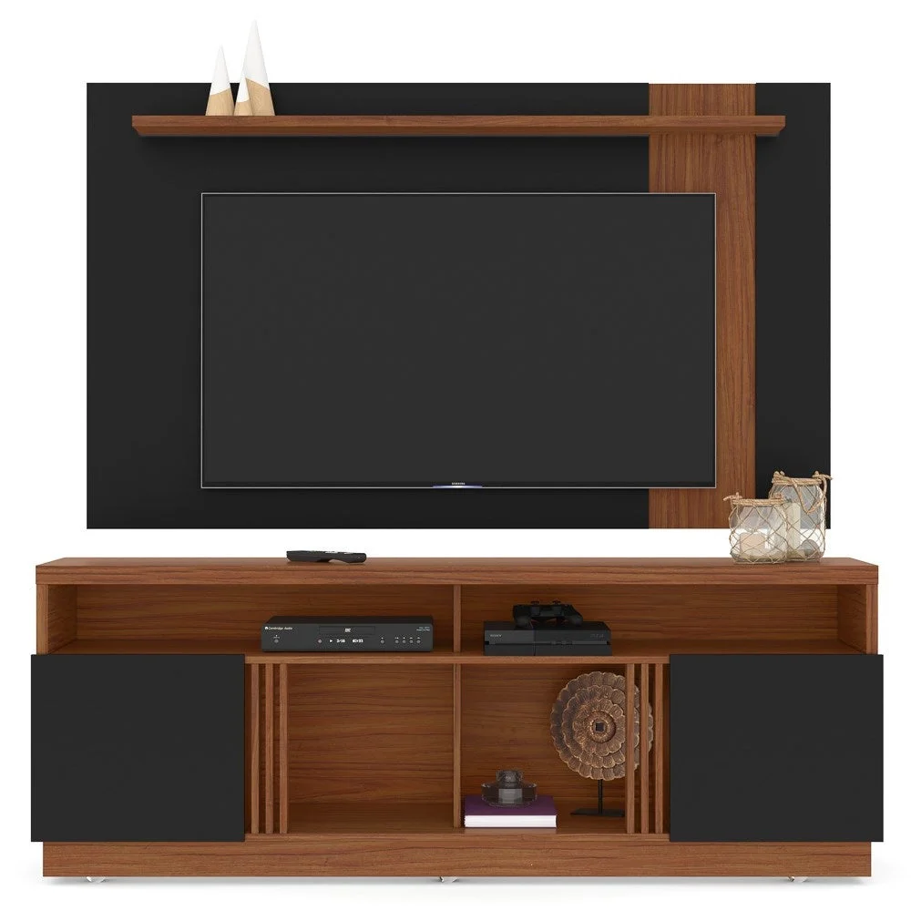 Rack Bancada Itapuã com Painel para TV até 70 Pol. Leme Noce Milano ...