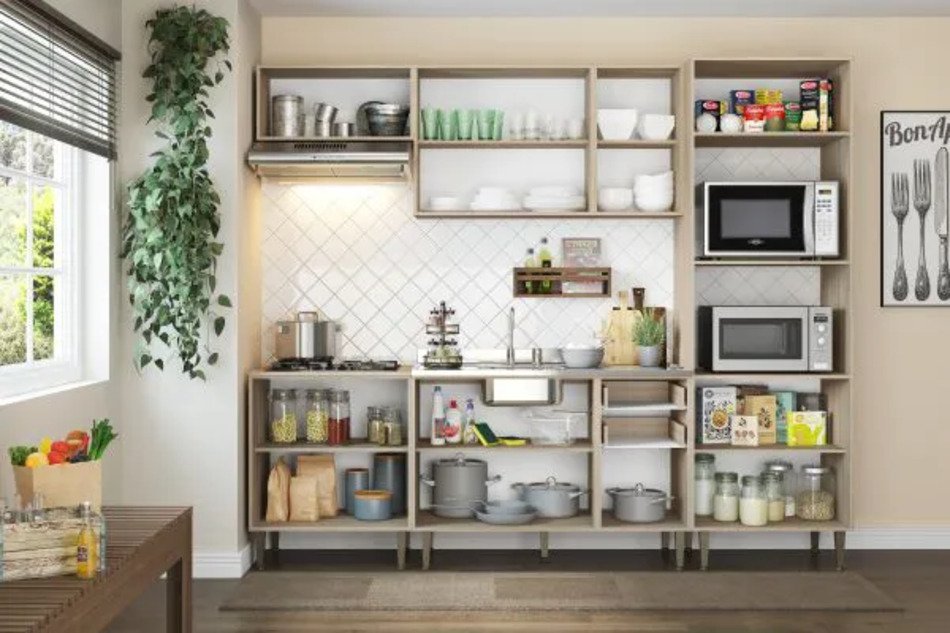 Cozinha 5 Peças Linha Cook - Be Mobiliário Aveiro | MadeiraMadeira