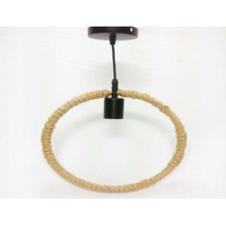 Lustre Pendente Sisal Circulo | MadeiraMadeira
