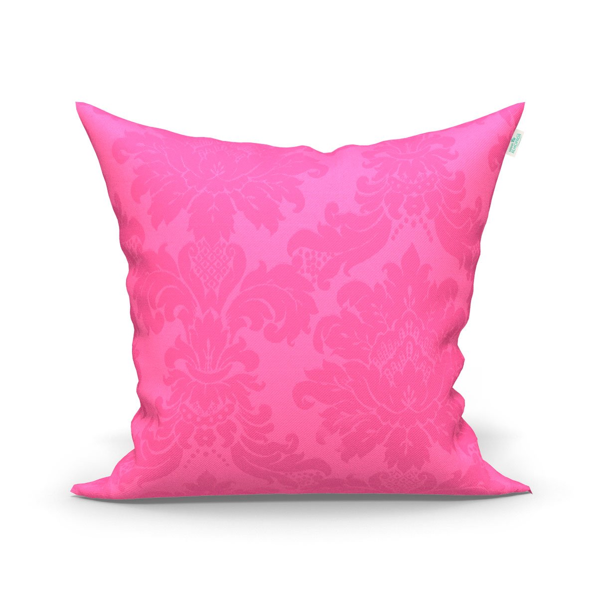 Capa para Almofada Rosa Floral Grande 3 Unidades 60cm x 60cm com zíper ...
