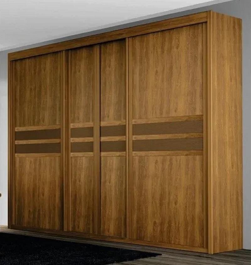 Guarda Roupa 204 Petrarca Sky 100% Mdf 4 Portas 6 Gavetas | MadeiraMadeira