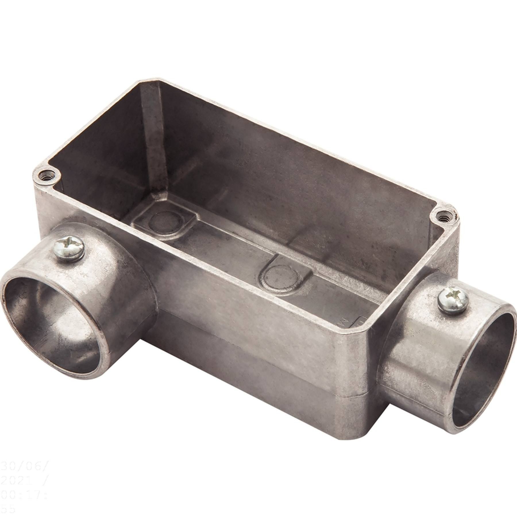 Condulete fixo 1" tipo "LR" - sem tampa / sem rosca / sem pintura ...