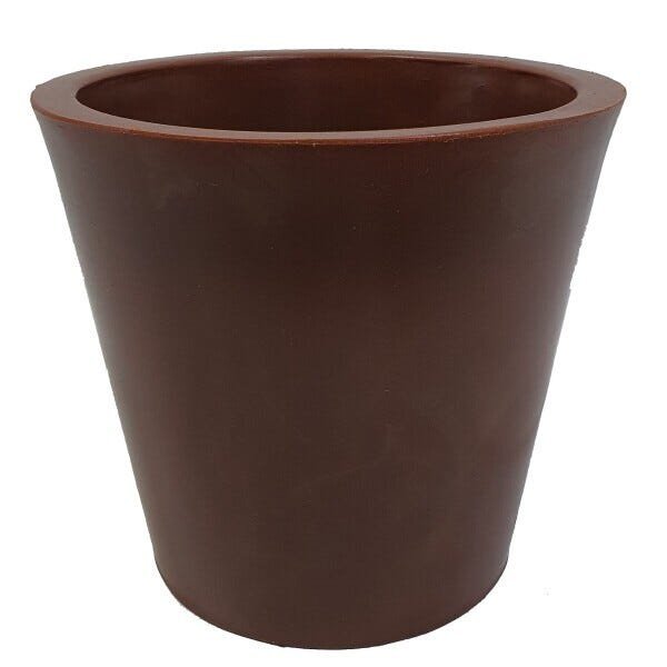 Vaso Cone 41 x 45 cm - Alpe & Aritana CORES:Chocolate | MadeiraMadeira
