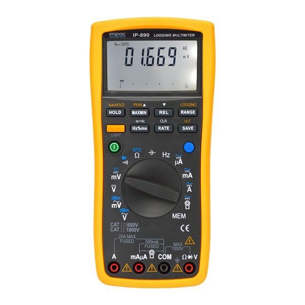 Multímetro Digital Profissional Datalogger IP-890DL Impac | MadeiraMadeira