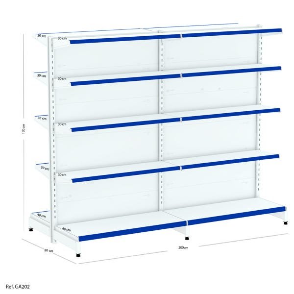 Kit Gondola Flex Centro 1 Inicial + 1 Continuação | MadeiraMadeira