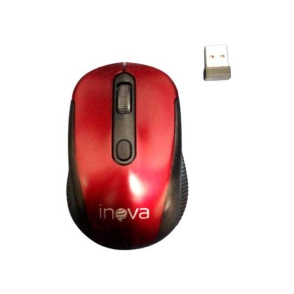 Mouse Sem Fio Mou 8608 Inova Madeiramadeira