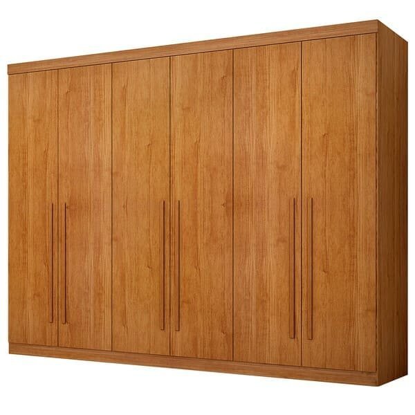 Guarda Roupa Casal 6 Portas 4 Gavetas - Uberaba-Cinamomo - Star Móveis | MadeiraMadeira
