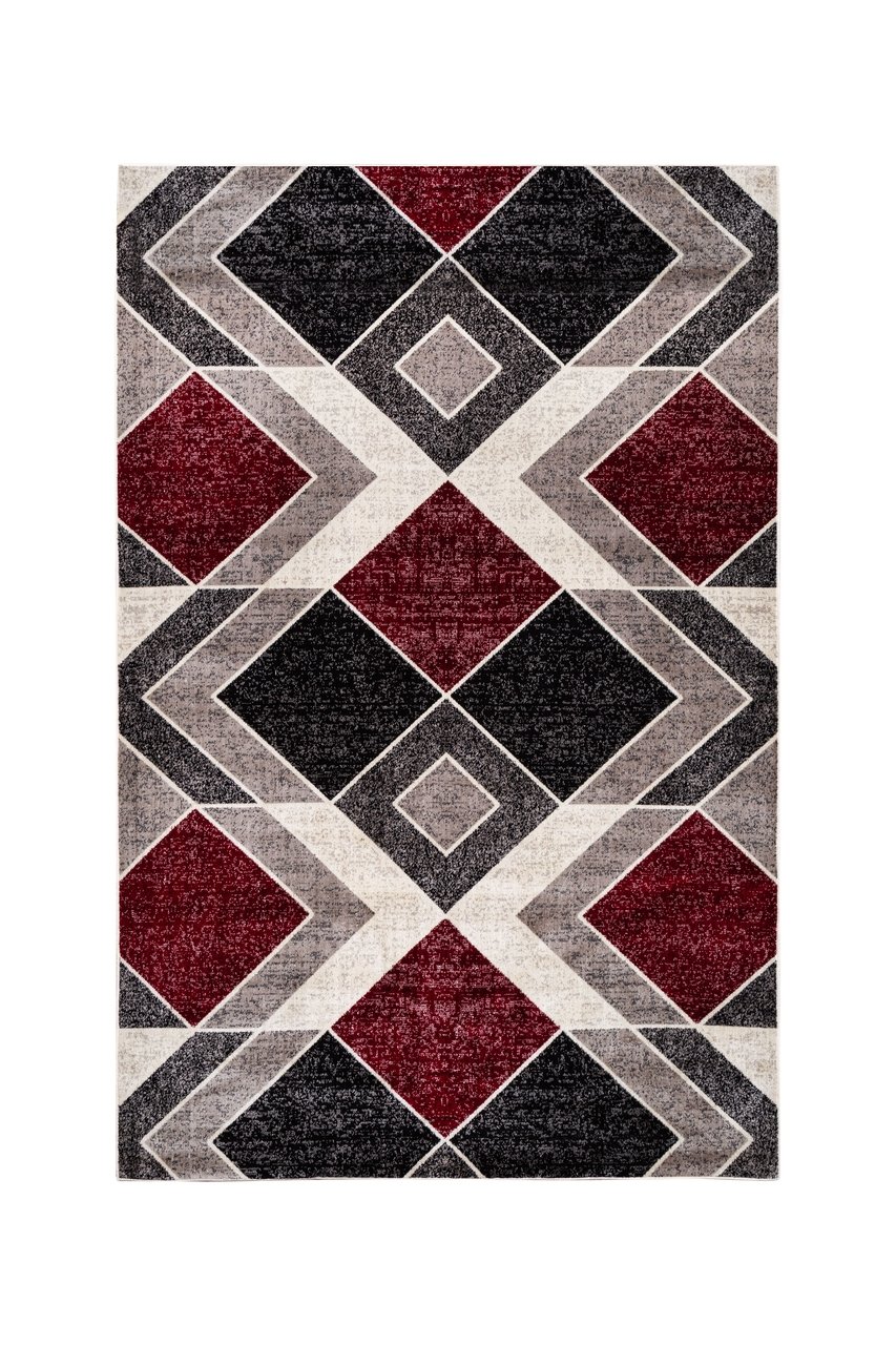 Tapete Antuerpia 04 2,50x3,00 - Vermelho Bege - Edantex | MadeiraMadeira