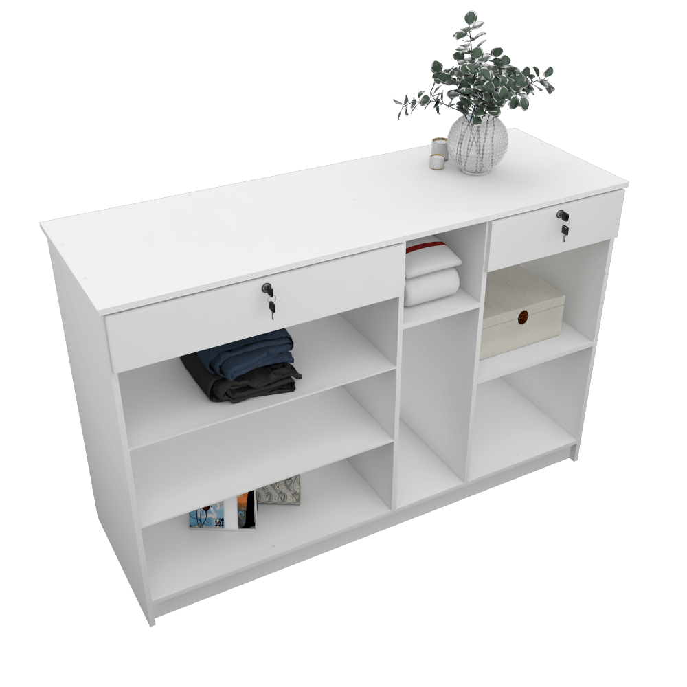 BALCÃO TAMPO VITRINE FRONTAL M138.2021.B (LOJA, COMÉRCIO) MUNDI MOVEIS ...