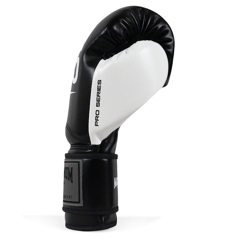 Luva Pró Preto Profissional Maximum Couro WLN Maximum Fight 16 oz ...