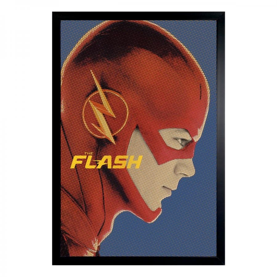 Quadros decorativos Flash marvel retrô | MadeiraMadeira
