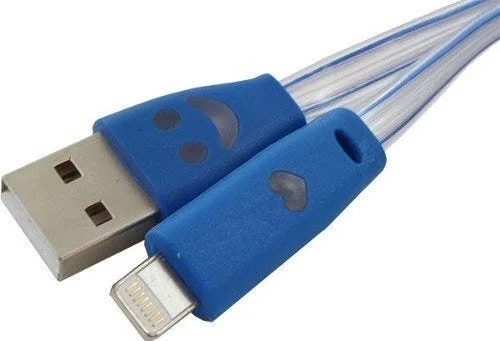 Cabo Lightning para USB Luminoso com LED 1M Roxline Iphone Ipad ...
