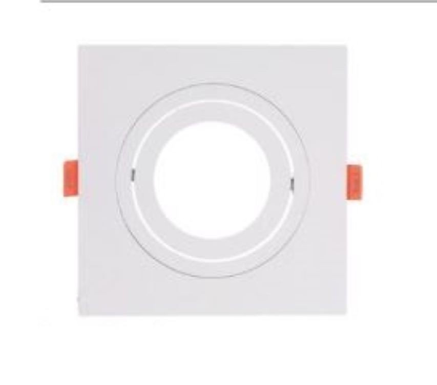 EMBUTIDO PAR20 QUADRADO FACE PLANA CONECT BRANCO 13X13X2,7CM | MadeiraMadeira