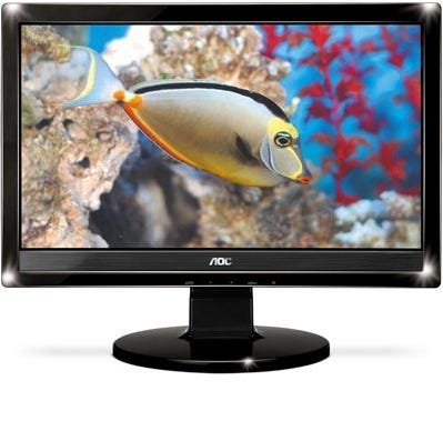 Monitor LCD 15,6´ Widescreen Multimidia 1619Swa Aoc | MadeiraMadeira