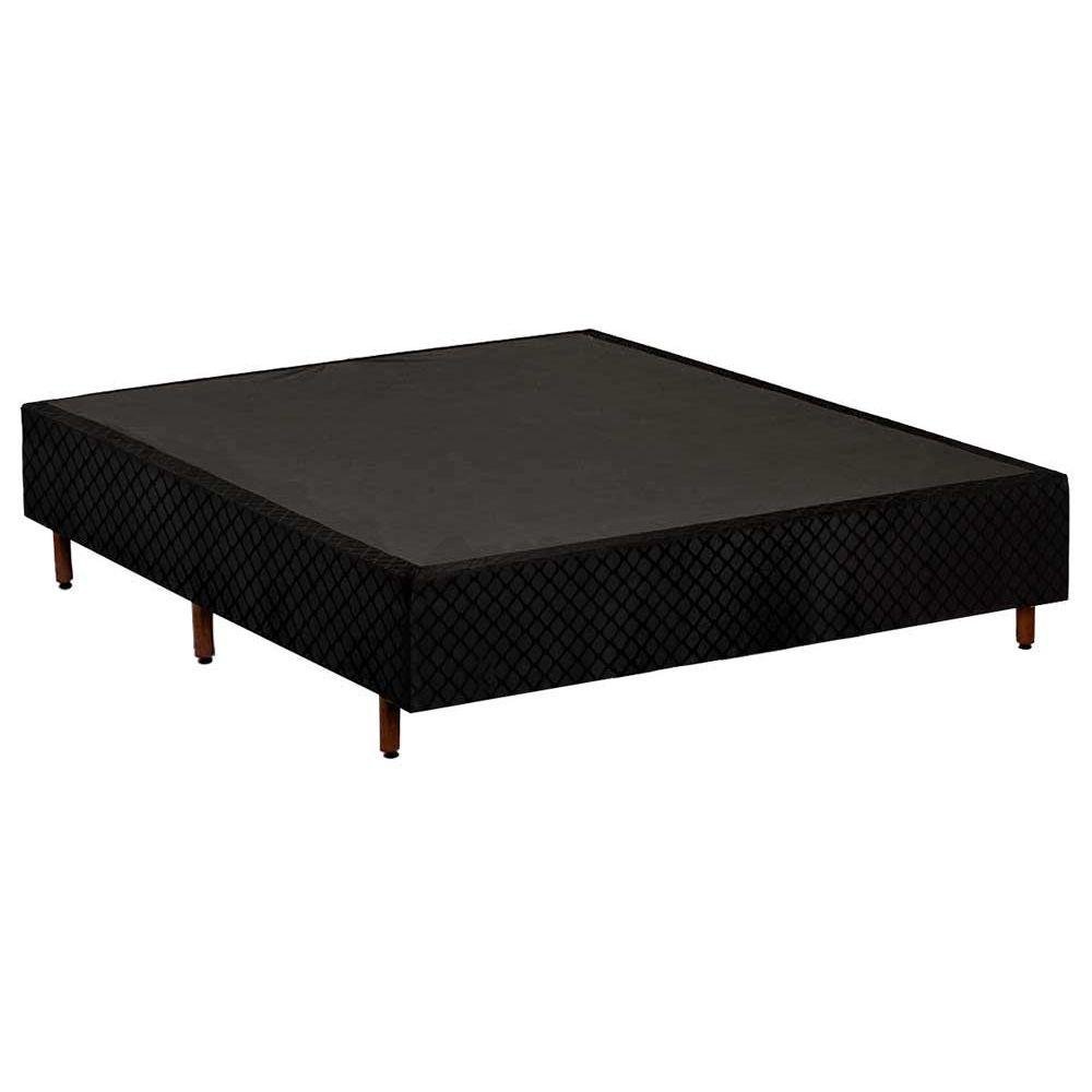 Cama Box Base Casal Universal Rústico Black (138x188x25) - Polar ...