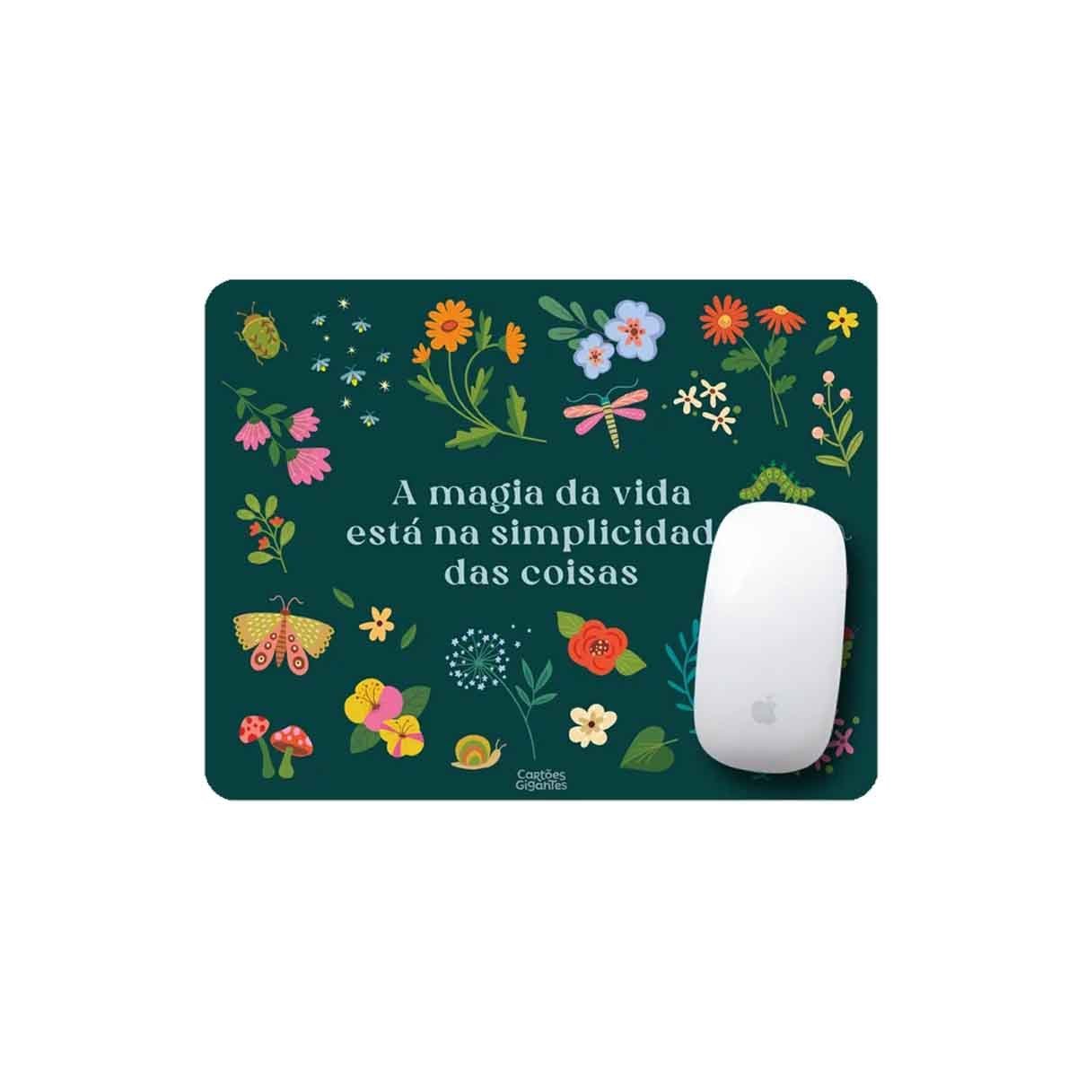 MOUSE PAD JARDIM ENCANTADO | MadeiraMadeira