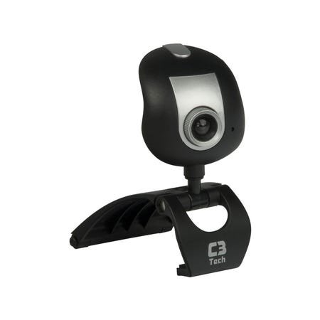 Webcam C3 Tech USB com Microfone Integrado 300K À 200M Wb2102 Preto ...