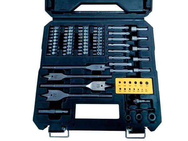 Jogo De Brocas E Bits Kit Com 82 Peças Multilaser Ho211 | MadeiraMadeira