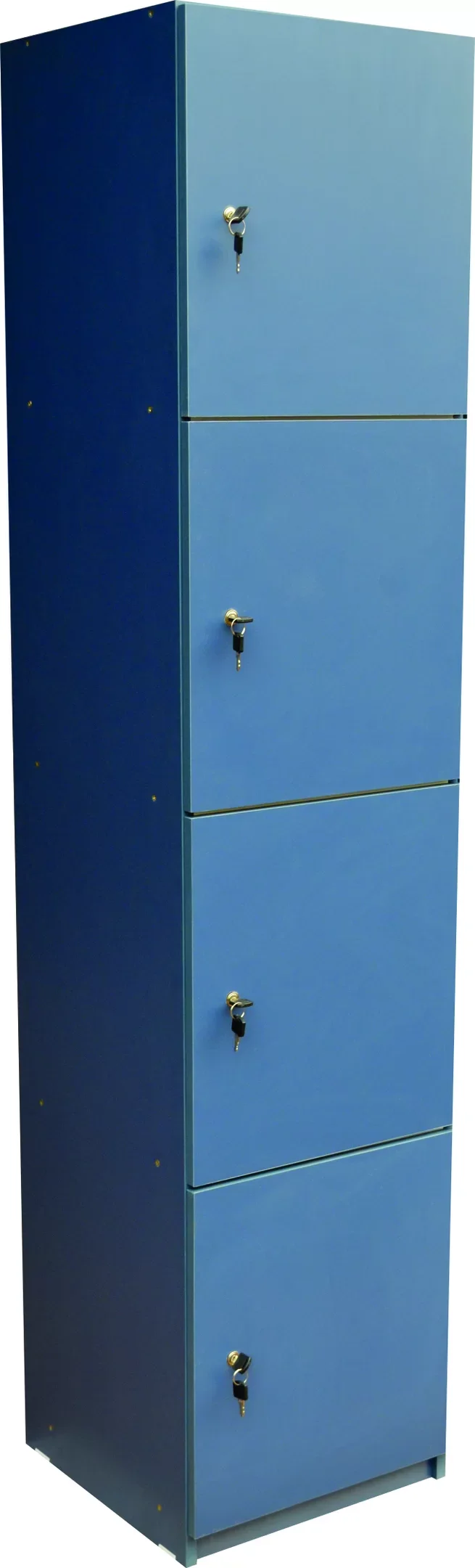 Armário 4 portas guarda volume locker com chave em mdf | MadeiraMadeira