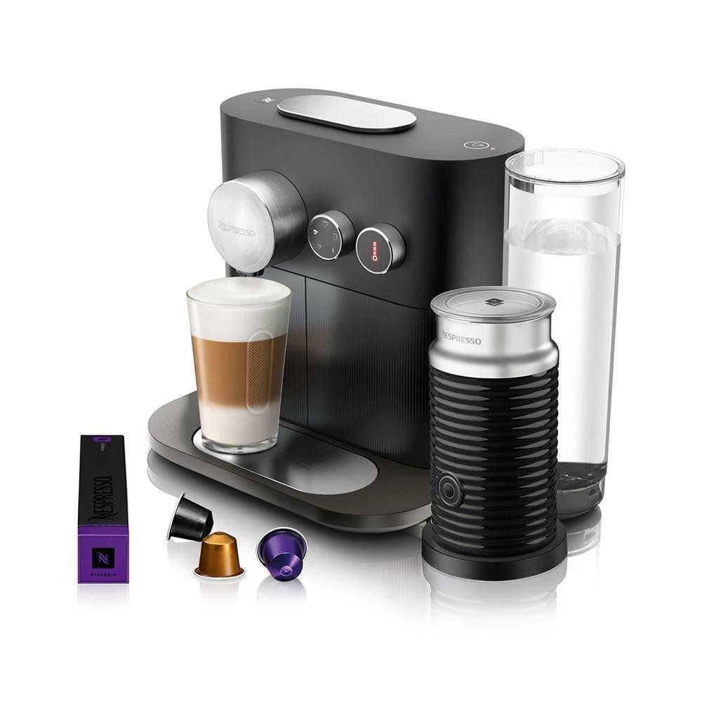 Máquina de Café Expresso Nespresso Expert Combo C80 Preto com Aeroccino ...