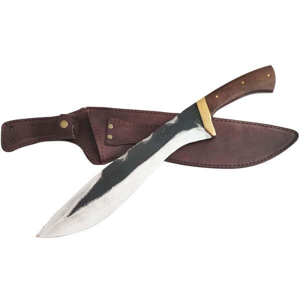 Faca Bushcraft Kukri Machete Zanline Artesanal 12' Facão Bruto Mateiro ...