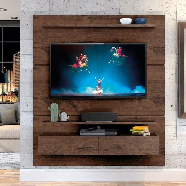 Home Suspenso Fabuloso 160cm para TV até 60 Polegadas Nogal - Zanzini ...