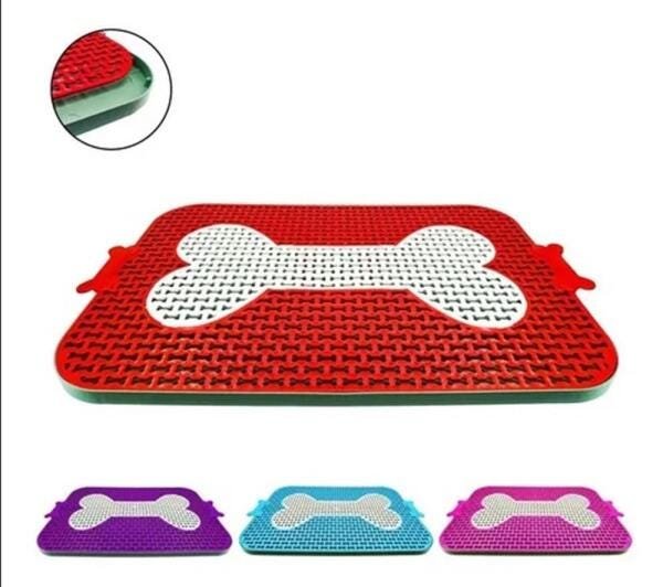 Sanitário Higiênico Pet Canino Tapete xixi Vermelho Dog 65x40x2cm ...