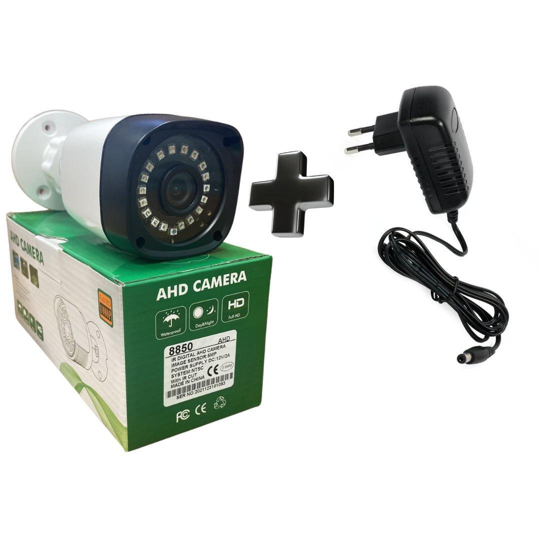 Câmera Bullet Full Hd- 2mp -1080p -3.6mm +fonte 2a Bivolt | MadeiraMadeira