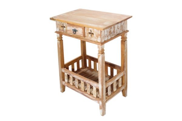 Aparador Tuvalu Rústico 0,80M com Pátina - Peroba Rosa | MadeiraMadeira