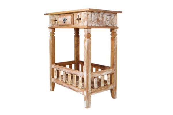 Aparador Tuvalu Rústico 0,80M com Pátina - Peroba Rosa | MadeiraMadeira