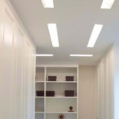 Kit 10 Plafons de LED de Embutir Retangular 48W - Br Frio | MadeiraMadeira