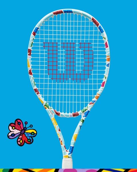 Raquete de Tenis Wilson Clash 100L Romero Britto empunhadura:L3 ...