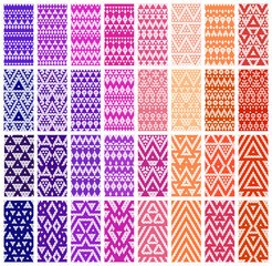 Papel de Parede renda tribal colorida s. ilustração. | MadeiraMadeira