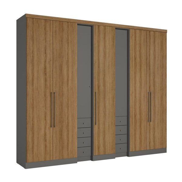 Guarda-Roupa Thb Móveis Absolut Plus 7 Portas | MadeiraMadeira