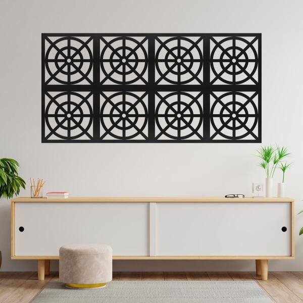 Kit 10 Peças Painel Vazado Cobogó Mdf - Malta | MadeiraMadeira