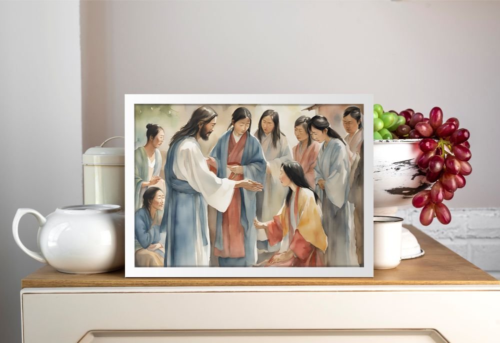 Jesus de Todos Os Povos - 70 X 50 Caixa | MadeiraMadeira