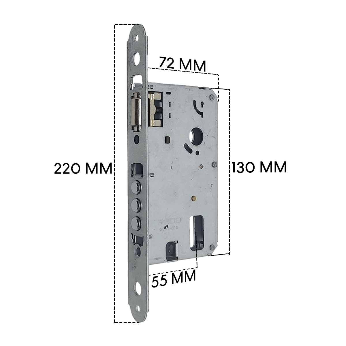 Fechadura Rolete Magnético Alta Segurança Pado Grafite 55mm Fech Zm Rq4 ...