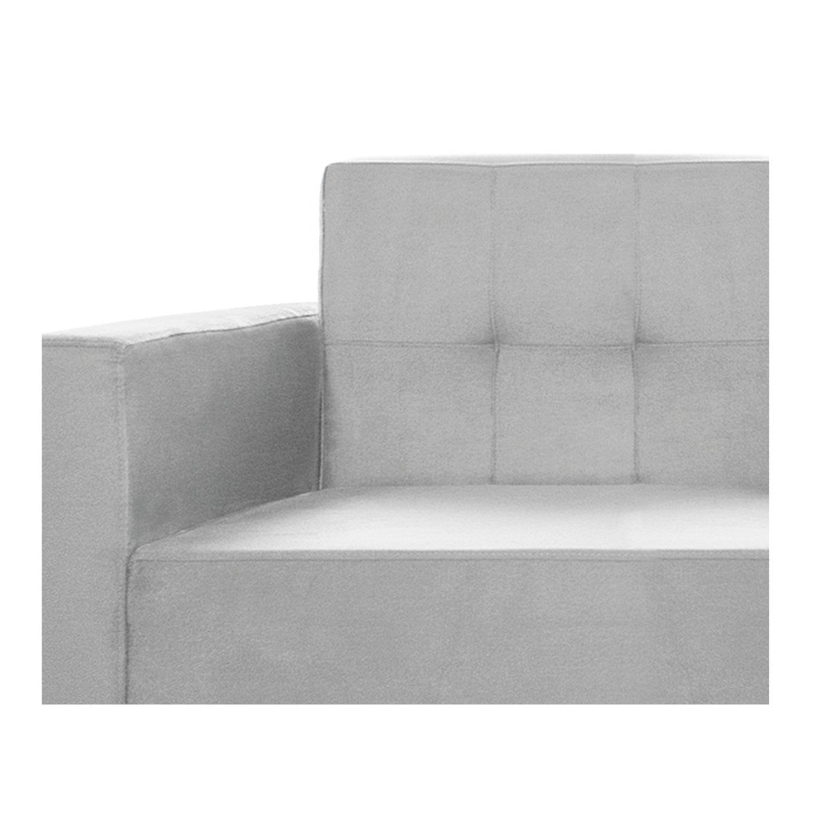 Poltrona Decorativa Denver Corano Branco - ADJ Decor | MadeiraMadeira