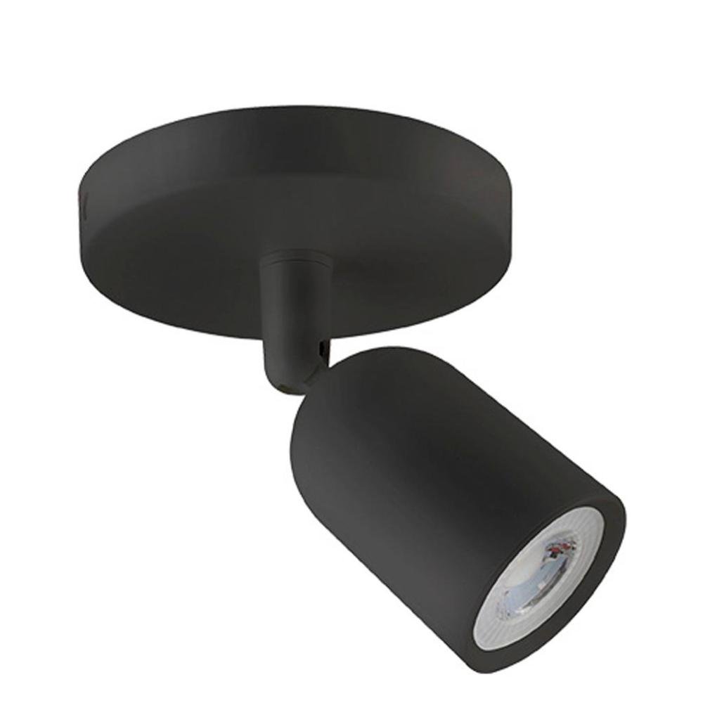 Spot de Led Taschibra com Base Circular Direct Preto 1x4w 3000k ...