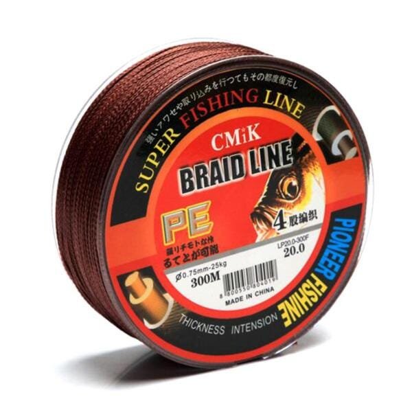 Linha Multifilamento Super 4 300 Metros 0,75Mm 20 Lbs 25Kg | MadeiraMadeira